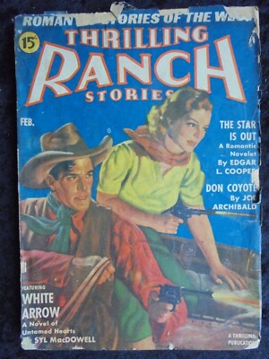 THRILLING RANCH STORIES FEBRUARY 1942 GOLDEN AGE WESTERN PULP | eBay