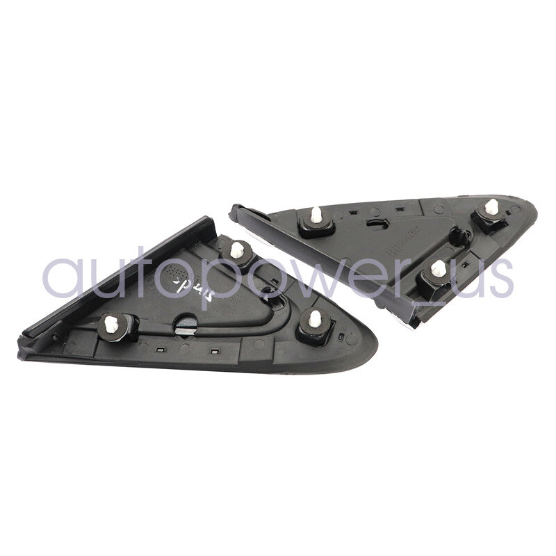 RH+LH Side Mirror Corner Triangle Cover Pillar Trim For Cadillac XT5 ...