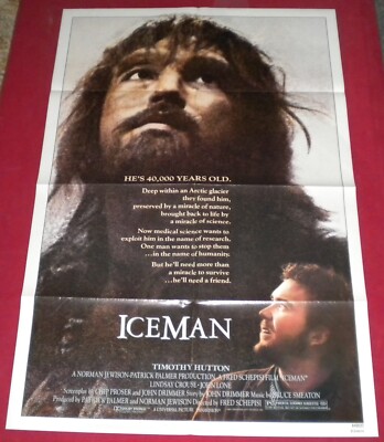 Iceman Movie Poster 27x41 S/S Folded Timothy Hutton Lindsay Crouse John ...