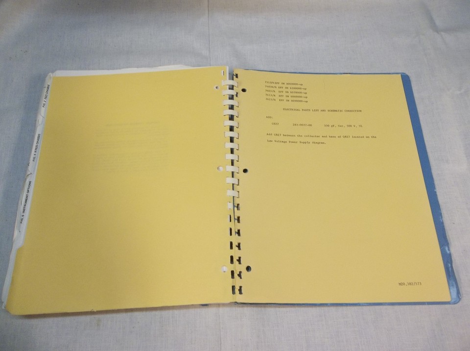 Tektronix 7623 / R7623 Storage Oscilloscope Service Instruction Manual ...