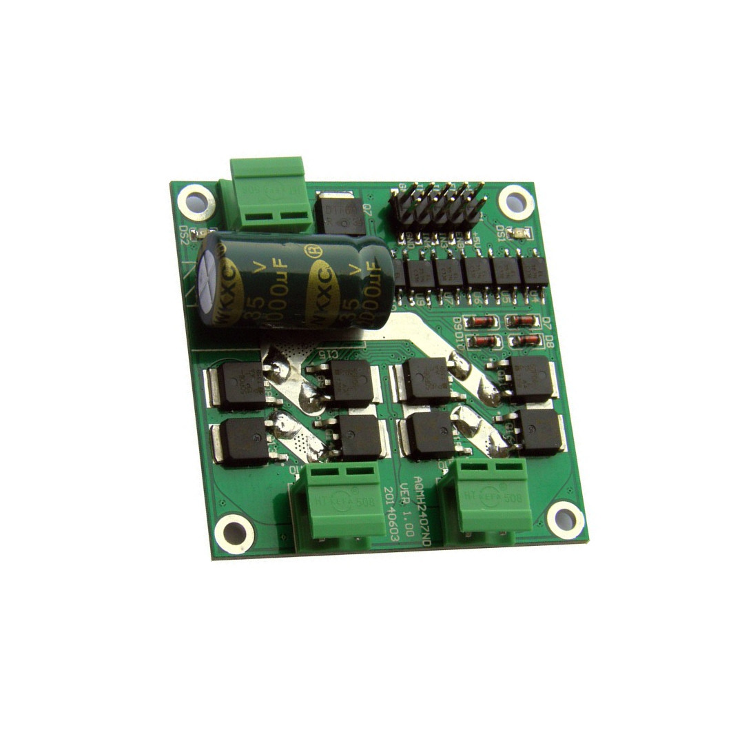 NEW 12v/24v 160W 7A Dual DC motor driver module / board H-bridge L298 ...