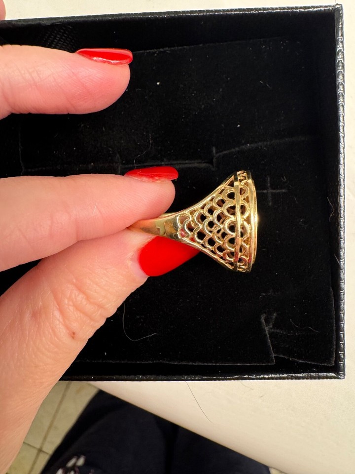 1/10oz Gold American Eagle 2016 $5 Coin Ring | eBay