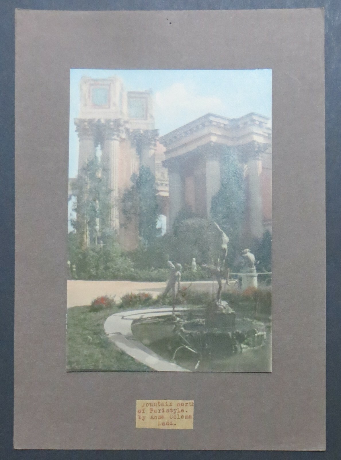 Pan Pacific World Expo SF 1915 Roman Statues Color Photo Collection 32 ...