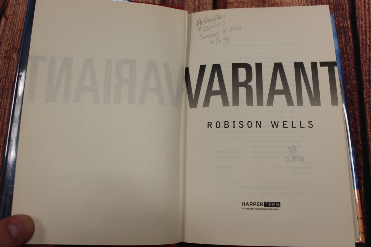 Variant By Robison Wells Characters