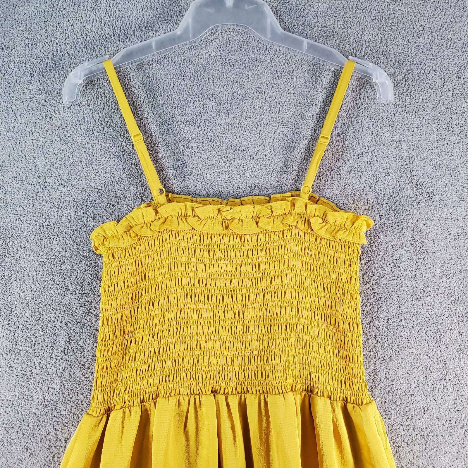 SEED Heritage Dress Womens 10 Yellow Fit Flare Sleeve… - Gem