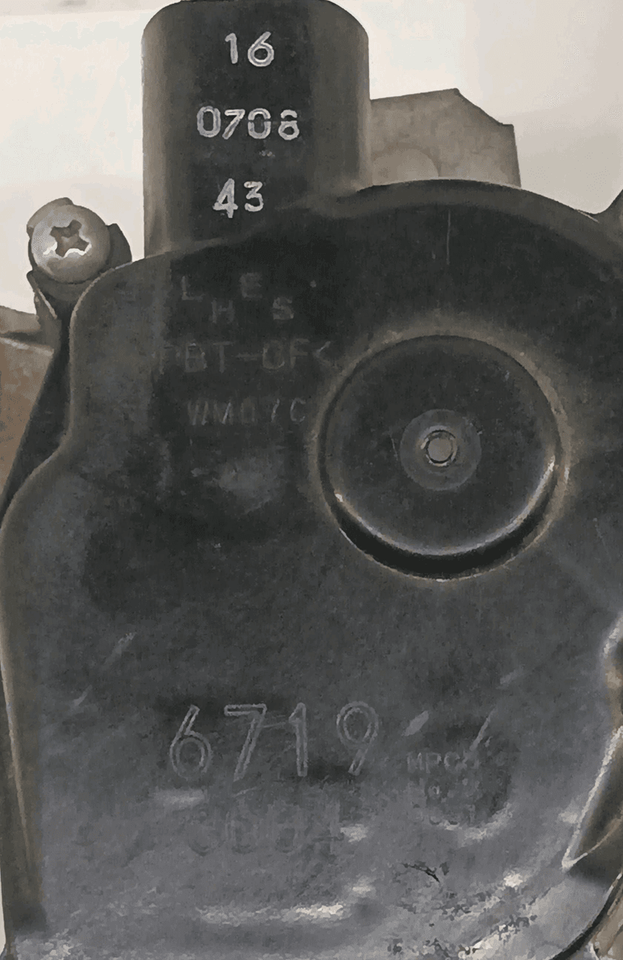 Meccanismo tergiparabrezza con motorino NISSAN QASHQAI (J11E) 1.3 DIG-T ...