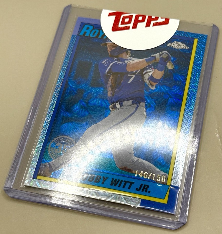 2025 Topps 1990 Topps Chrome Silver Pack Bobby Witt Jr. #T90C-56 Blue ...