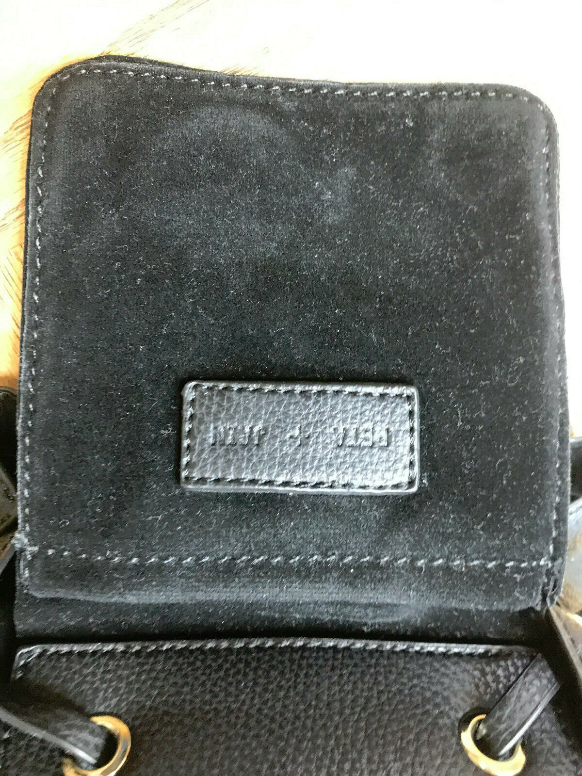 Peta and Jain Black Backpack without Straps Small 9 x 8 x 3.5 inches ...