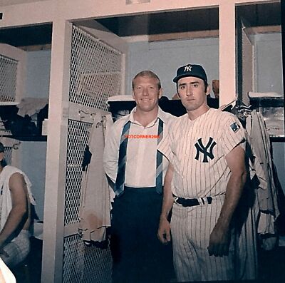 MICKEY MANTLE AND BILLY COWAN 1969 ORIGINAL MICHAEL GROSSBARDT NEGATIVE ...
