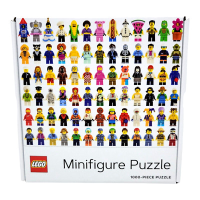 LEGO Minifigure 1000 Piece Puzzle 25”x20” LEGO Colorful Character ...