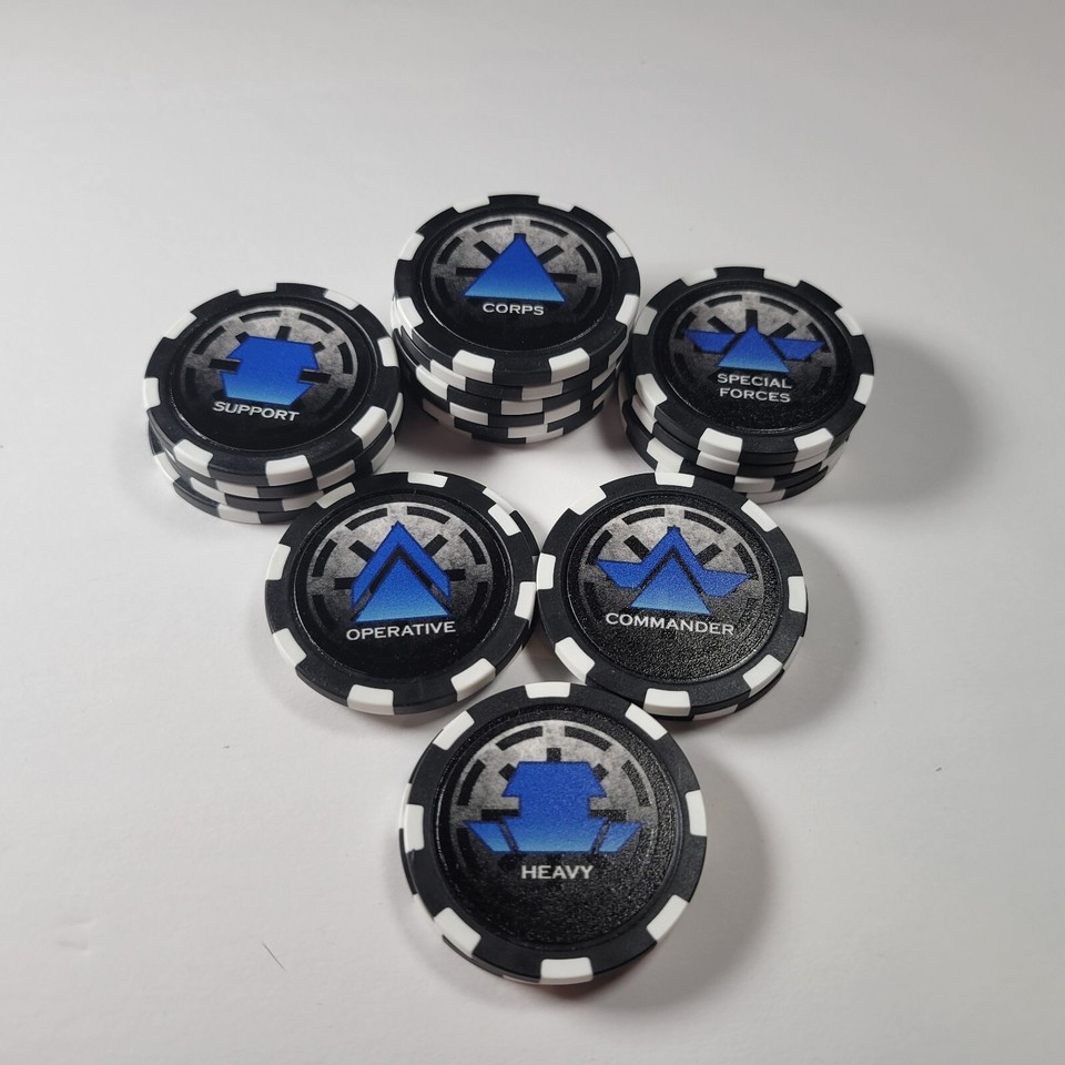 Star Wars Legion Deluxe Order Token Set - Republic 501st Clone - Style ...