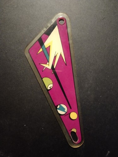 WILLIAMS - MISS-O / CUE-T - Original Plastic Décor Pinball Flipper ...