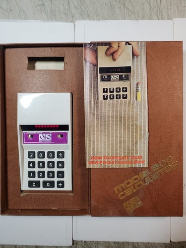 NS Electronics Model 900 Vintage Calculator - Clean & Working in Original Box | eBay