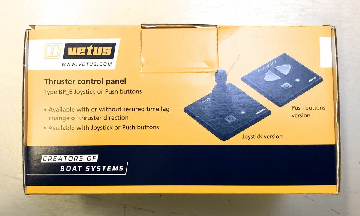 Vetus Bow Thruster Control Panel With Touch Switches BPSE2 for sale ...