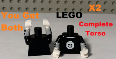 LEGO Skull Head T Shirt YOU GET 2 Short Sleeve Gray Long Sleeve White ...