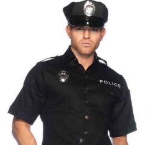 ADULT MEN'S LEG AVENUE CUFF 'EM COP POLICE OFFICER COSTUME M/L (40-44 ...