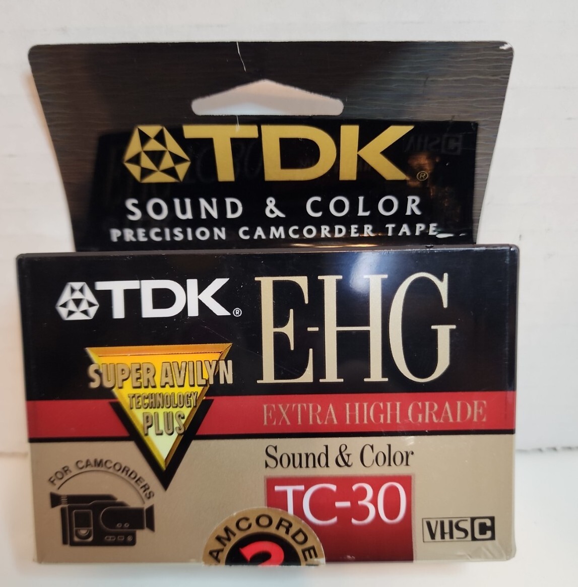 VHS-C Avilyn Blank Camcorder NEW TDK EHG TC-30 1 total cassette | eBay