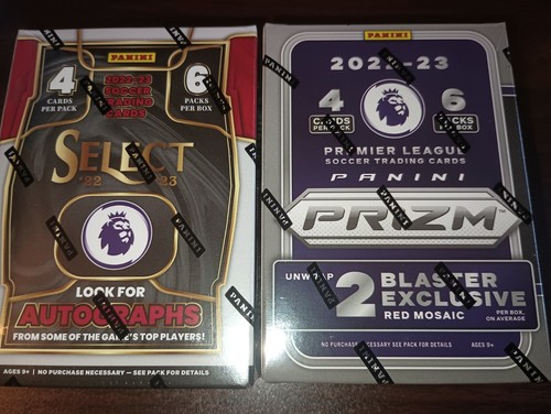 2022-23 Panini Select & Prizm Soccer Premier League Blaster Box lot 6 ...