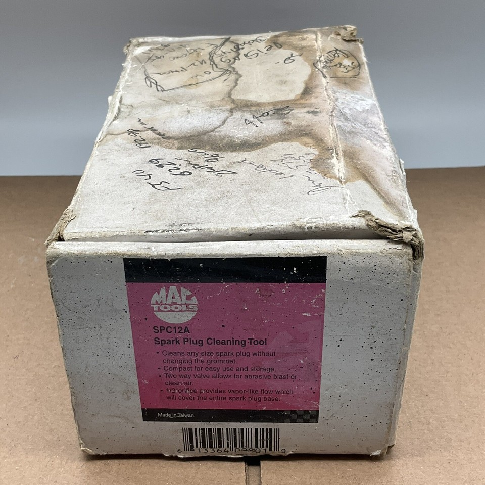 VTG MAC TOOLS MODEL SPC12A PNEUMATIC COMPRESSED AIR SPARK PLUG CLEANER ...