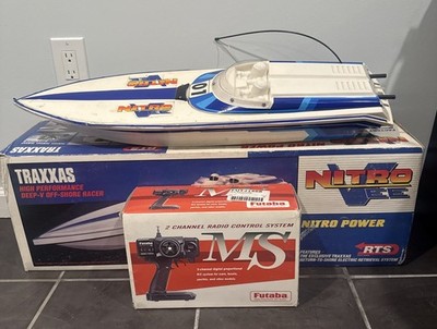 Traxxas Nitro Vee Gas RC Boat Engine Water Cooled Vintage w/ Box and ...