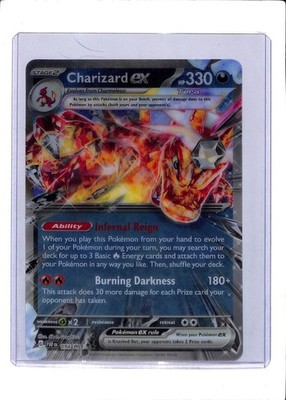 2025 Pokemon Charizard ex Lenticular Jumbo Oversized Box Topper Promo ...