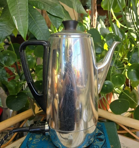 Vintage Sona Chrome Aluminium Coffee Pot with Percolator J.908 Retro | eBay