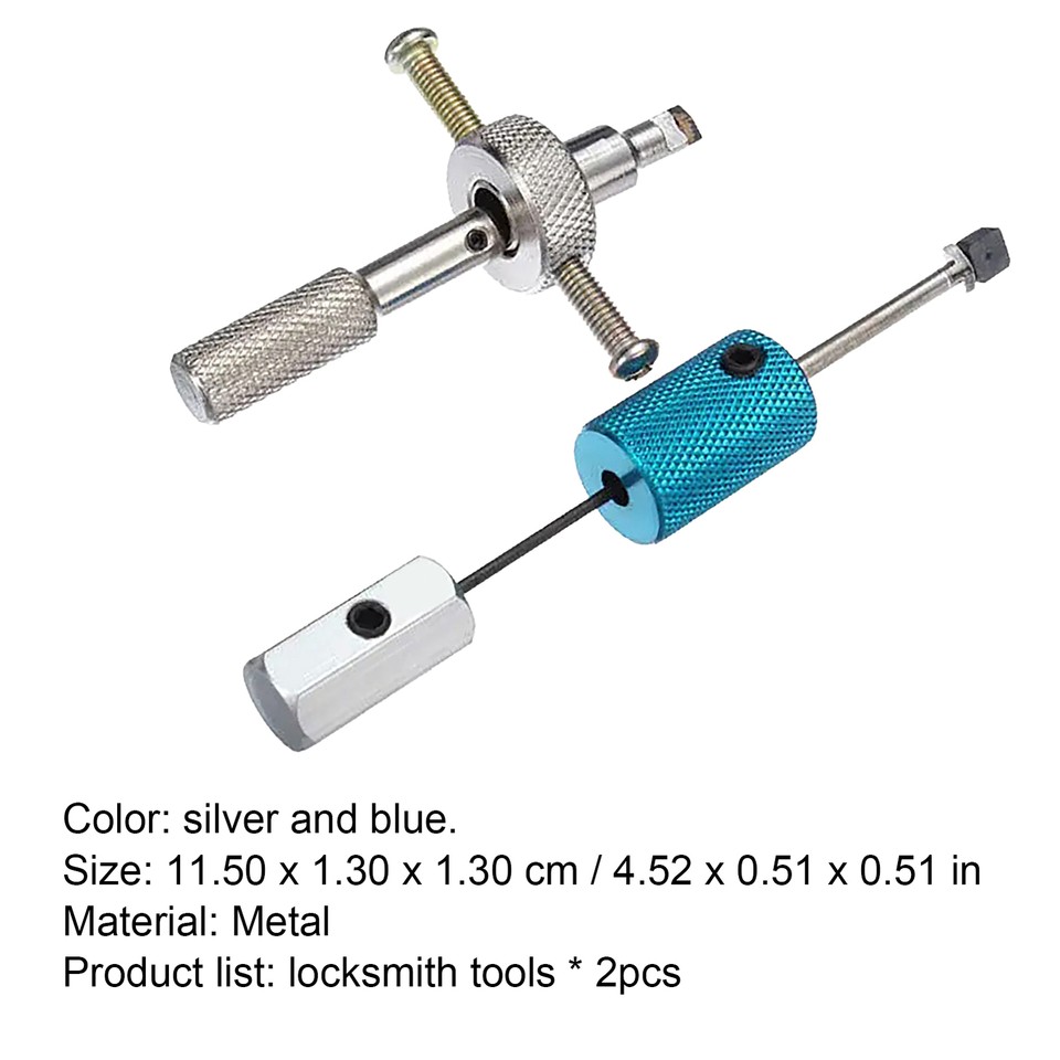 2pcs Padlock Tools Creative Convenient Smooth No Burr Disc Lock Puller ...