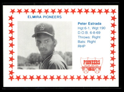 Peter Estrada 1988 Elmira Pioneers Team Set | eBay