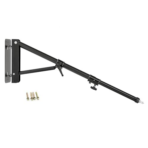 Wall Mount Triangle Boom Arm 51inch /130cm for Ring Light Photography ...