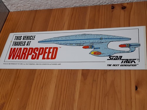 Star Trek the next generation grand sticker USS ENTERPRISE NCC-1701-D ...