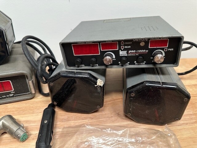 Kustom Signals Radar Equipment: Pro-1000 DS Radar, KR-10 SP & Extras ...