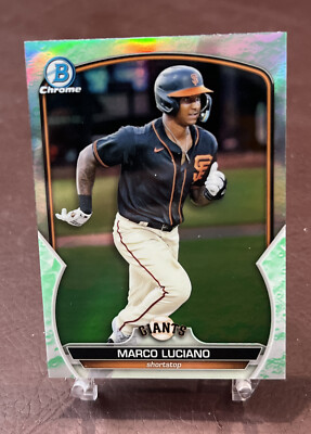 2023 Bowman Baseball MARCO LUCIANO *Chrome Lunar Glow Refactor SP!* # ...