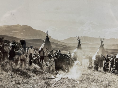 VTG 1910s William Bull Blackfeet Nation Native Photograph Rare Original ...