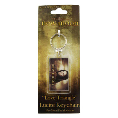 The Twilight Saga New Moon Lucite Keychain Love Triangle Premium High ...