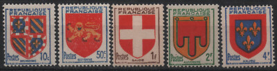 France 1949 : N°834 à 838 ARMOIRIE DE PROVINCE - NEUF** TTB | eBay