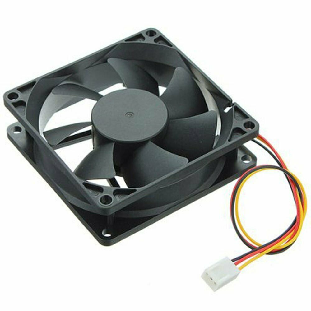 12V DC 80mm Cooling Fan 3Pin 80x80x25mm for CPU Computer Printer Laser ...