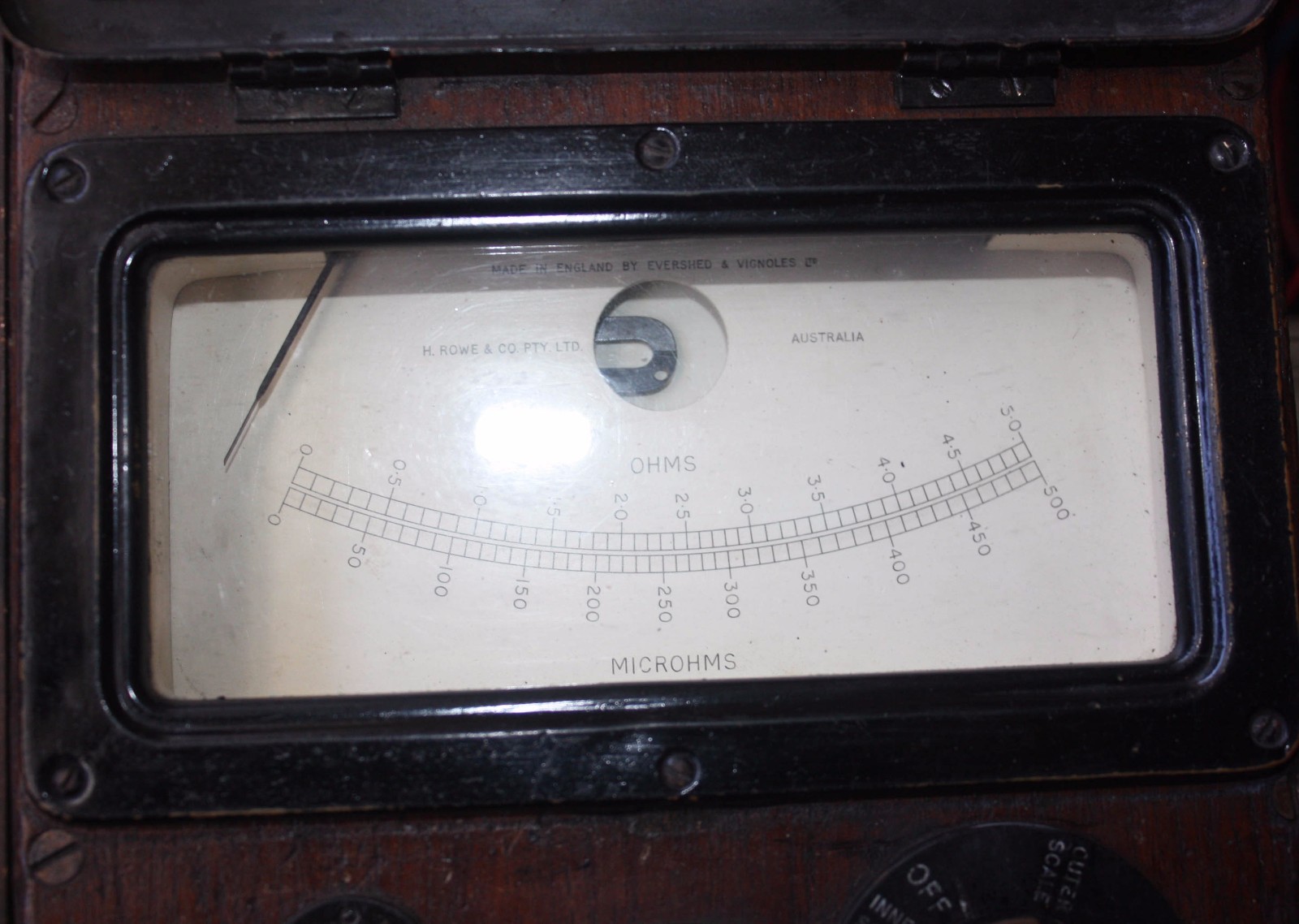 DUCTER OhmMeter Ohm Meter Model Earth low resistance meter vintage ...