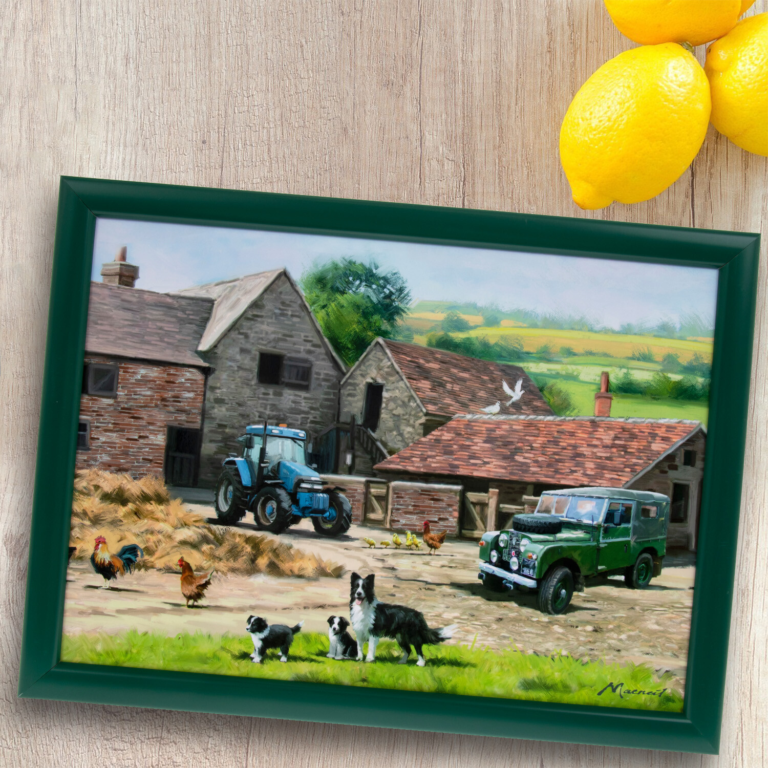 Farmyard Laptray TV Dinner Breakfast Serving Tray Placemat Coaster ...