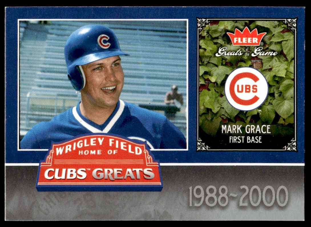 2006 Fleer Greats of the Game Cubs Mark Grace Chicago Cubs #CHC-MG | eBay