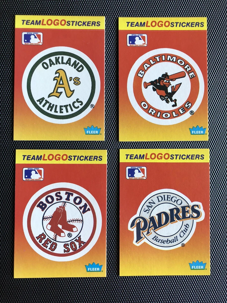 Fleer Team Logo Stickers