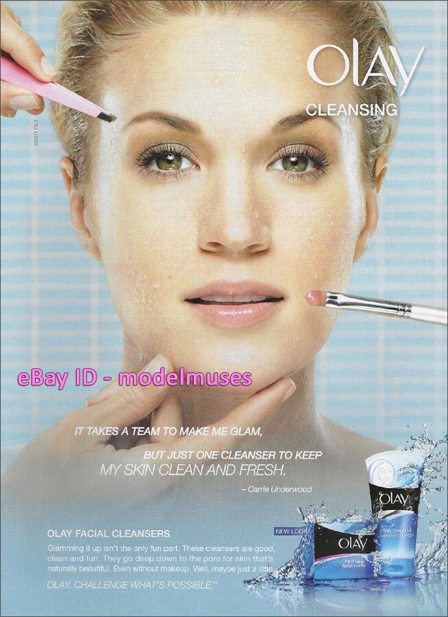 OLAY Beauty 1-Page Magazine PRINT AD 2011 CARRIE UNDERWOOD | eBay