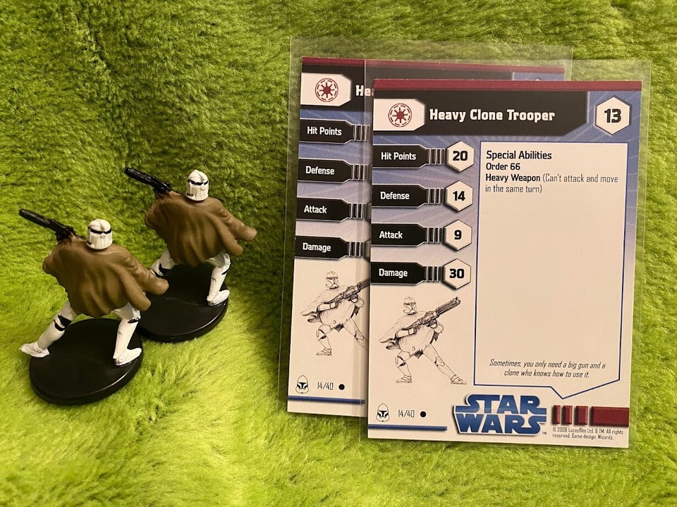 STAR WARS Minis/Miniature Complete Your Set-You Pick Rare+Uncommon w ...