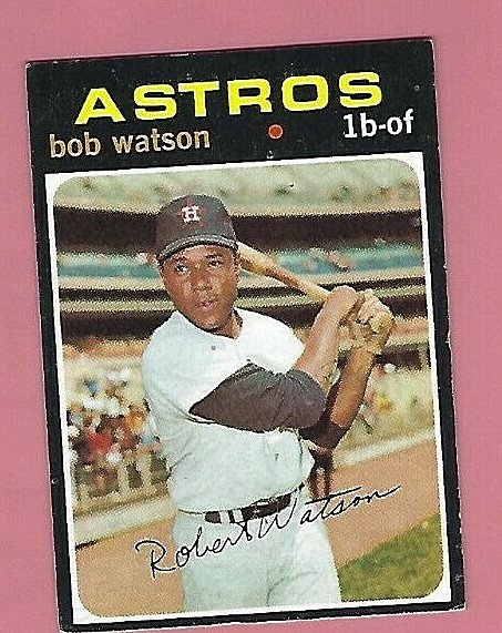 1971 TOPPS BOB WATSON BASEBALL CARD #222 | eBay