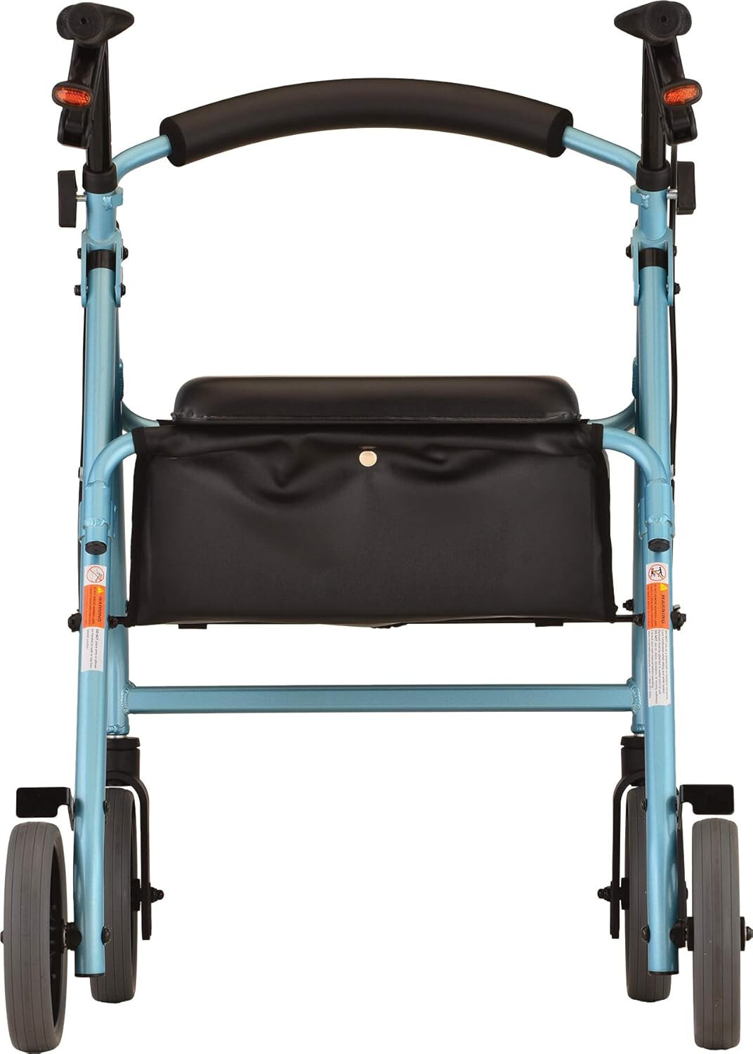 NOVA Zoom 22" Seat Hght Foldable Rolling Walker Rollator 8" Wheels-NEW ...