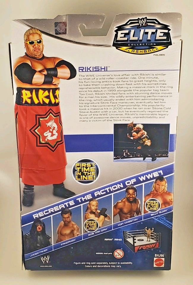 WWE Mattel Elite Series 27 Rikishi Figure Flashback Legends | eBay