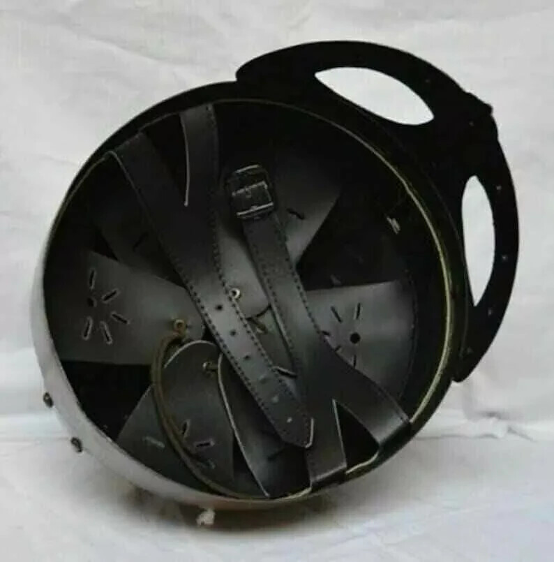 18GA Steel Medieval Great Wolf Helmet Medieval Viking Wolf Helmet Blackened Gift | eBay