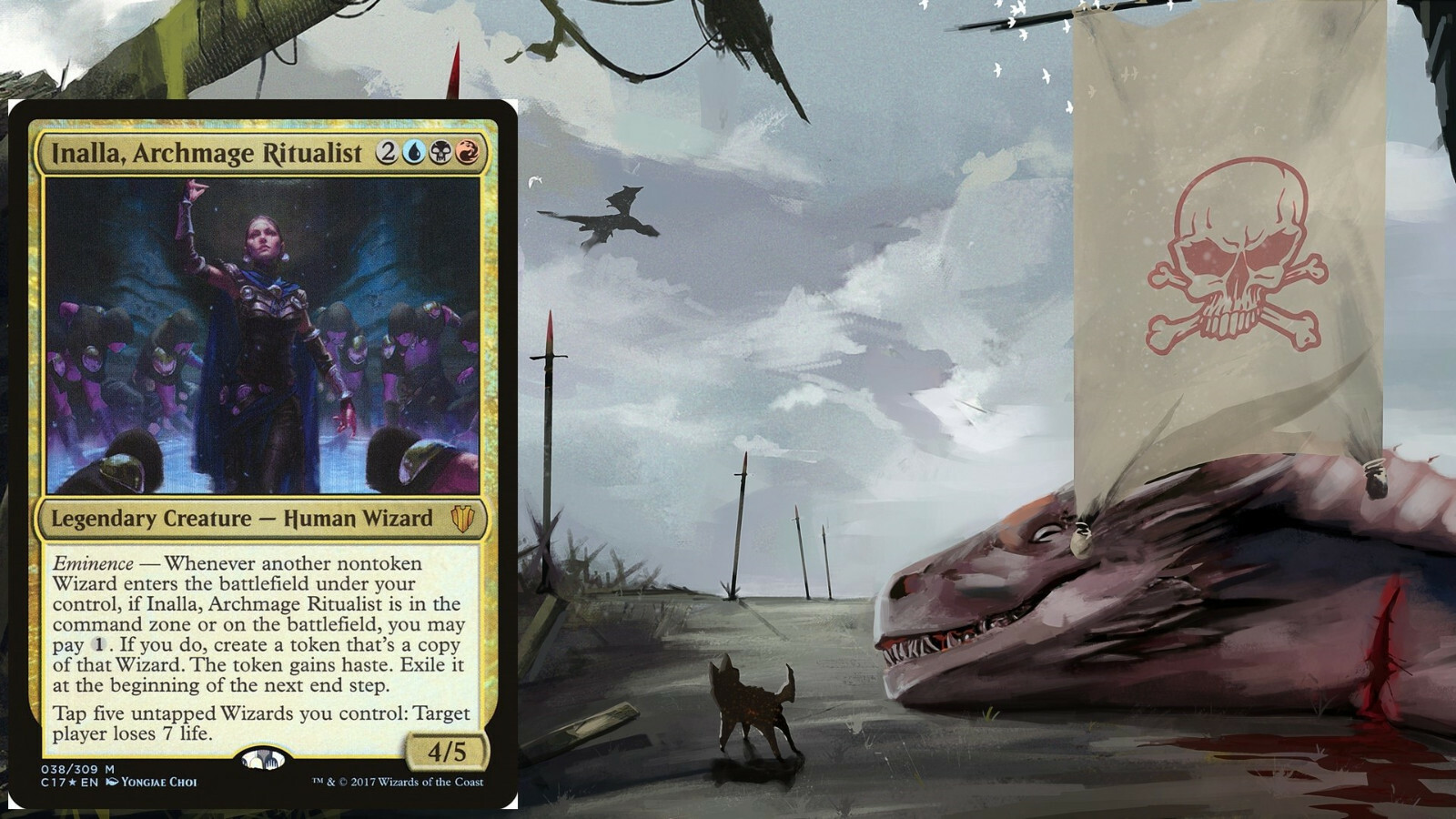 Inalla Archmage Ritualist Commander EDH WIZARDS Deck - MTG Ready-to ...