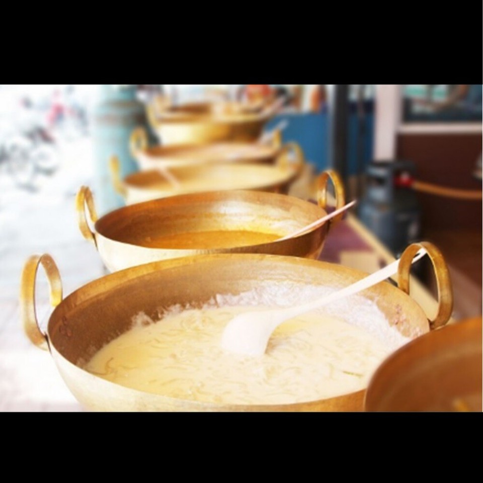Peetal Brass Kadai Deep Pan Frypan Cooking Pot Designer Serving Wok ...