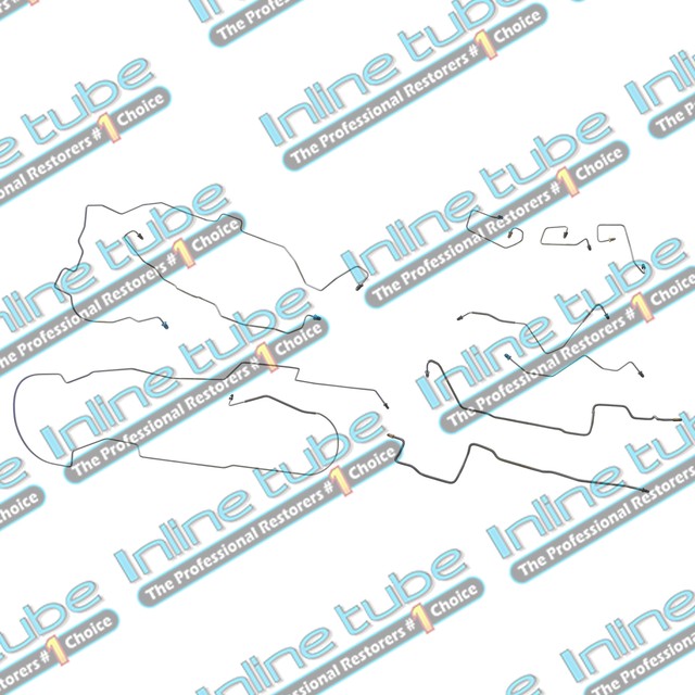 1997-2002 Dodge Dakota Standard CAB 2wd ABS Rear Drum Brake Line Kit ...