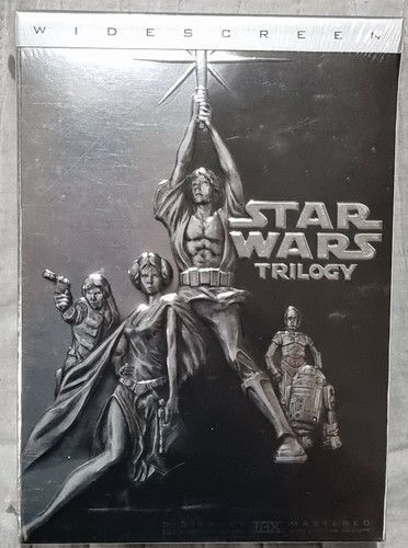 Star Wars DVD Trilogy Silver DVD Box (Region 4, 2004, 4-Disc Set) New ...